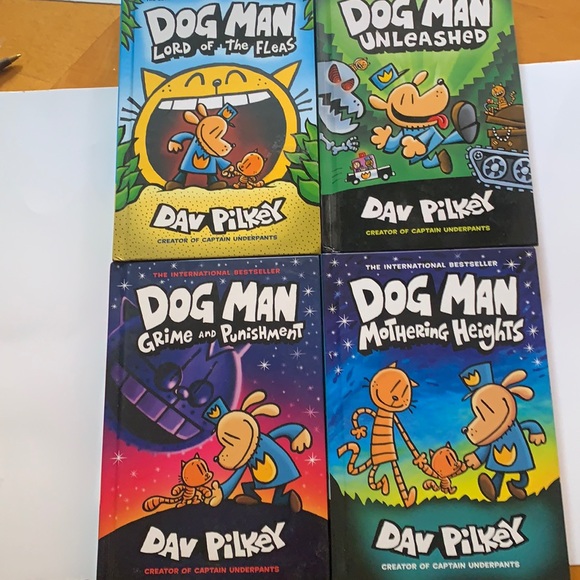 dogman | Other | Dog Man Book Set Of 4 Hard Covers | Poshmark